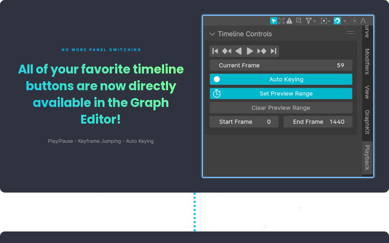 Timeline Controls in Graph Editor
